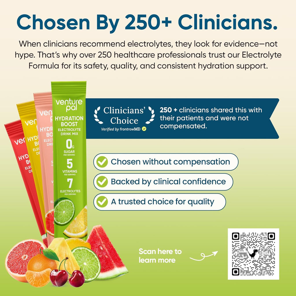 Venture Pal electrolytes for sports recovery