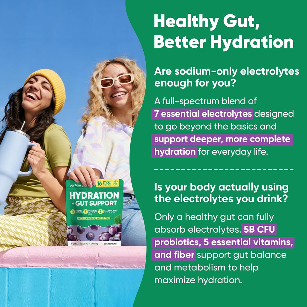 Venture Pal gut health electrolytes for recovery