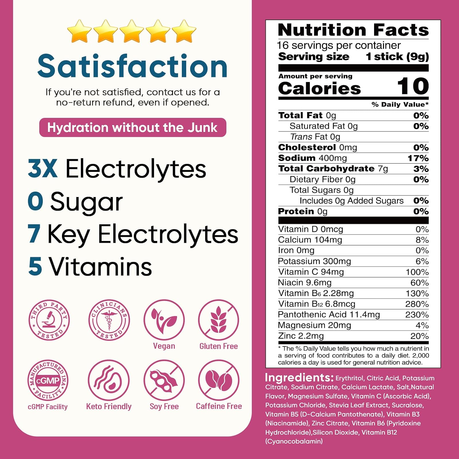 Venture Pal hydration electrolyte mix
