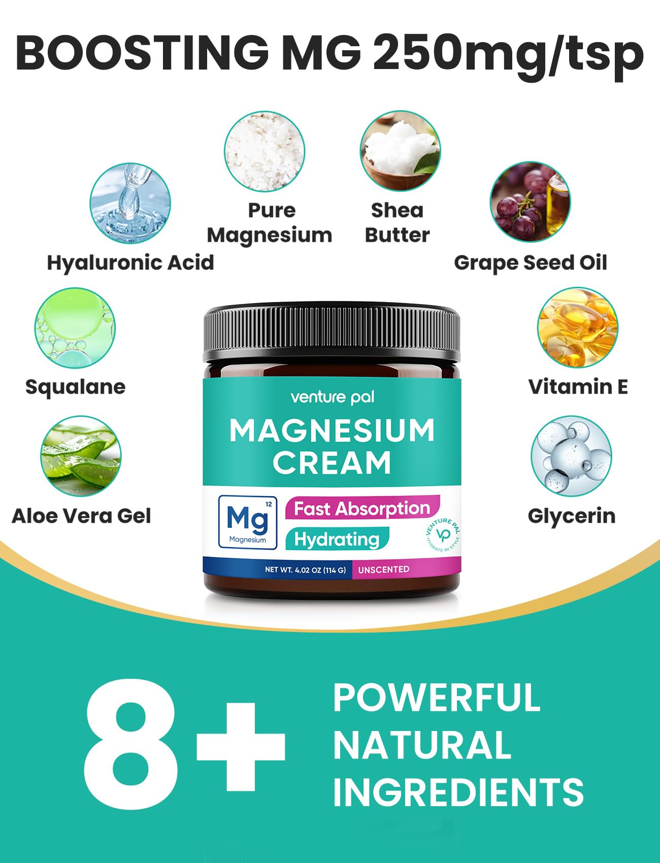 Venture Pal magnesium cream for relaxation