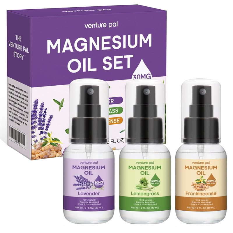 Venture Pal magnesium oil for relaxation