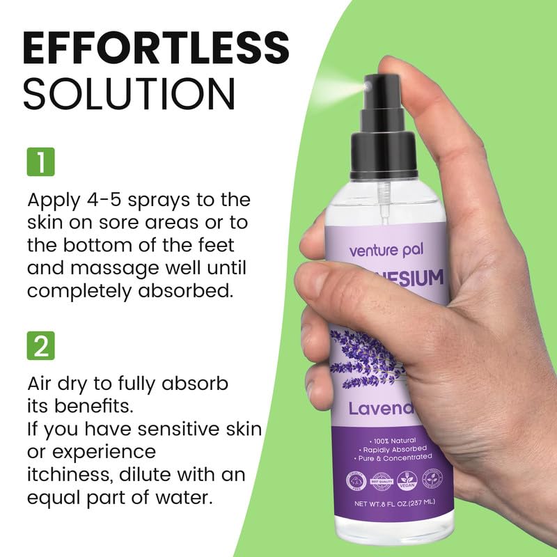 Venture Pal magnesium spray for muscle recovery