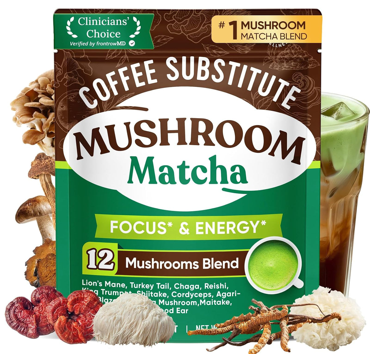 Venture Pal mushroom matcha powder