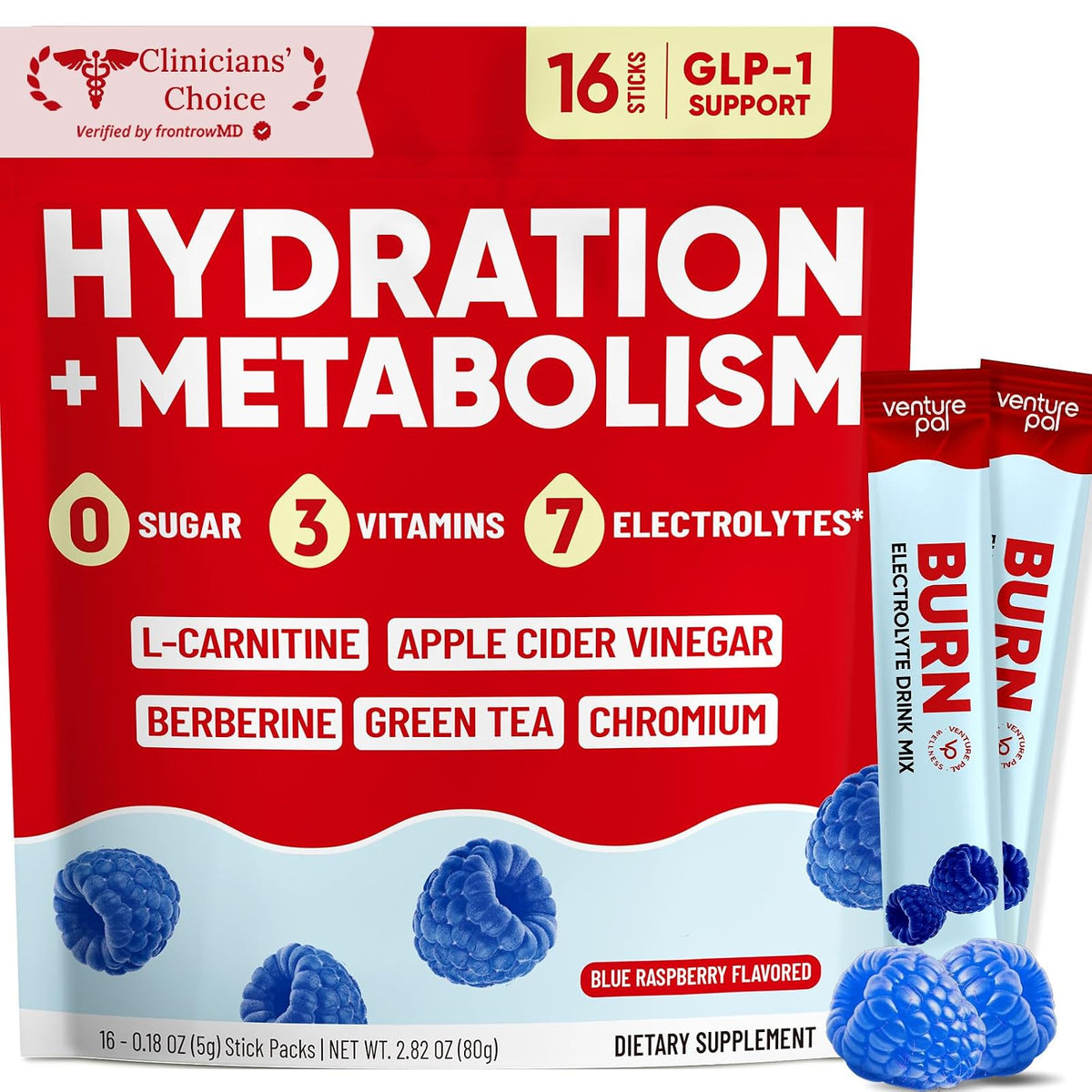 Venture Pal sugar free hydration packets