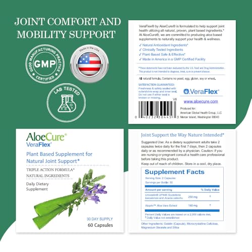 VeraFlex plant-based health supplement