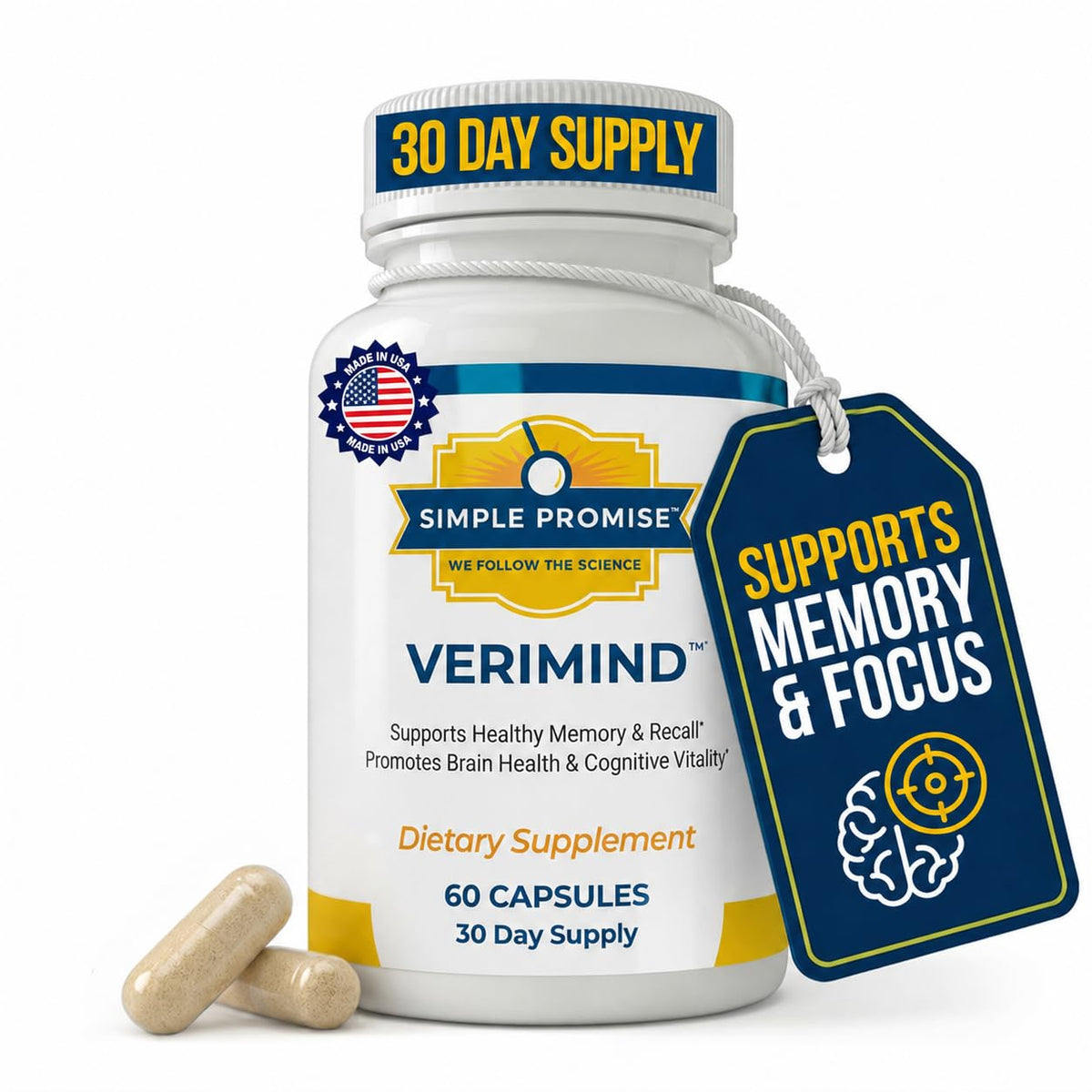 Verimind brain supplement for focus
