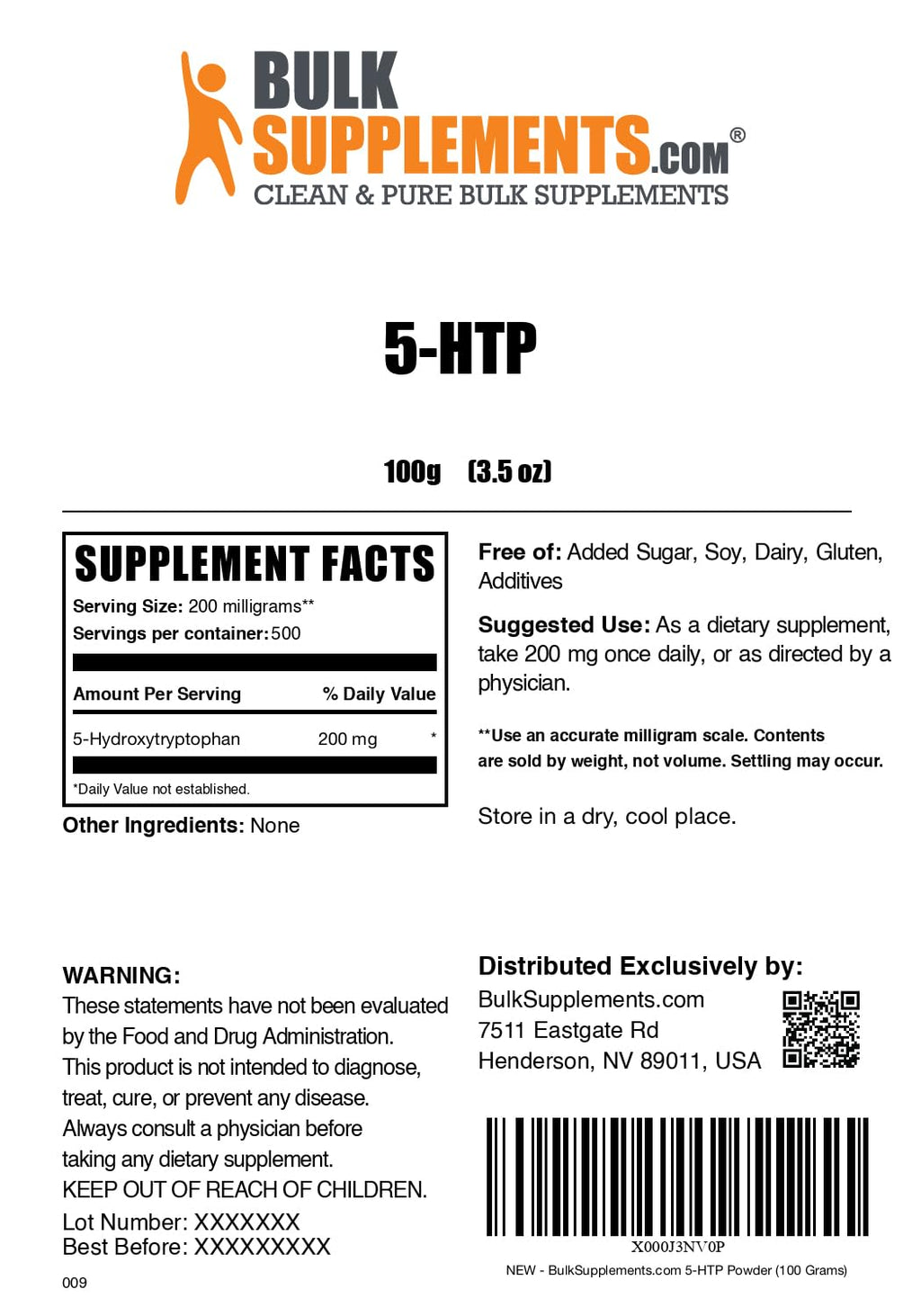Versatile 5-HTP powder for daily use