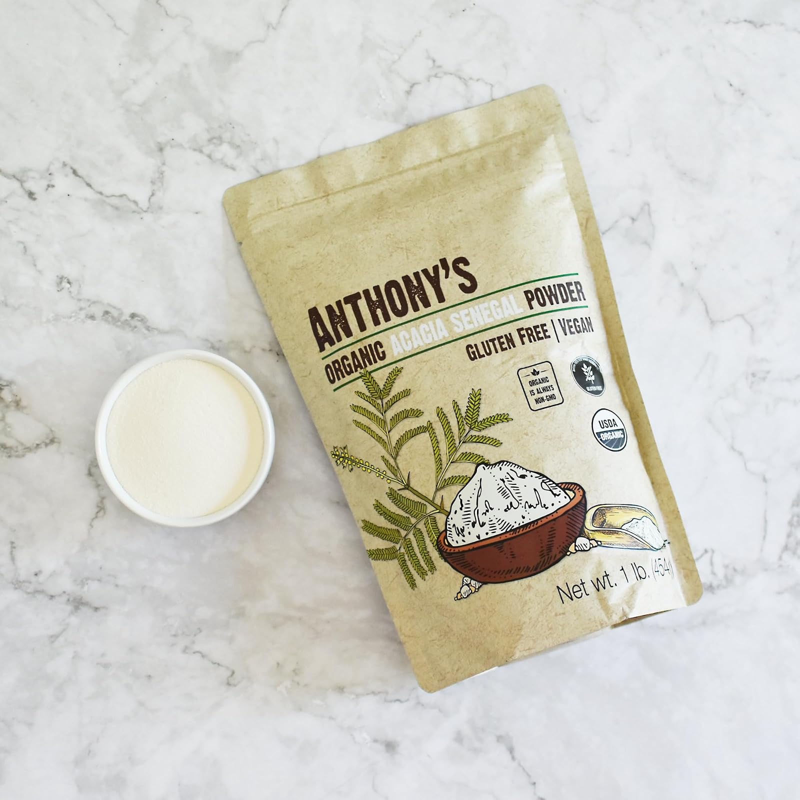 versatile acacia powder for smoothies and baking