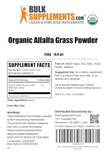 versatile alfalfa grass for recipes