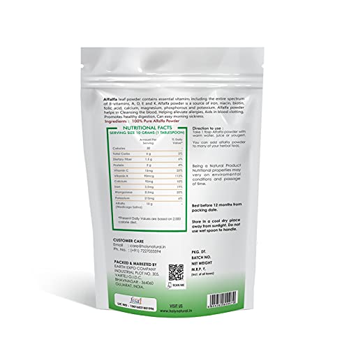 versatile alfalfa powder for nutrition
