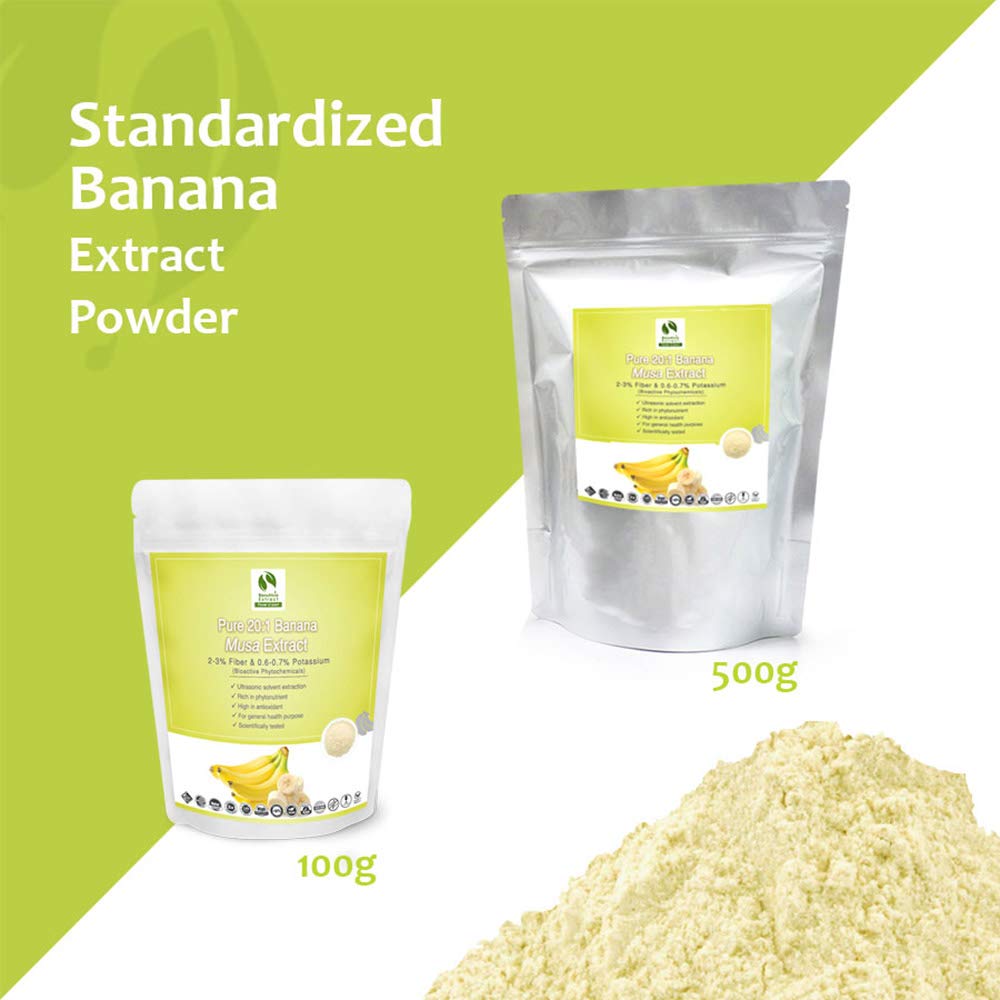 versatile banana extract for potassium intake
