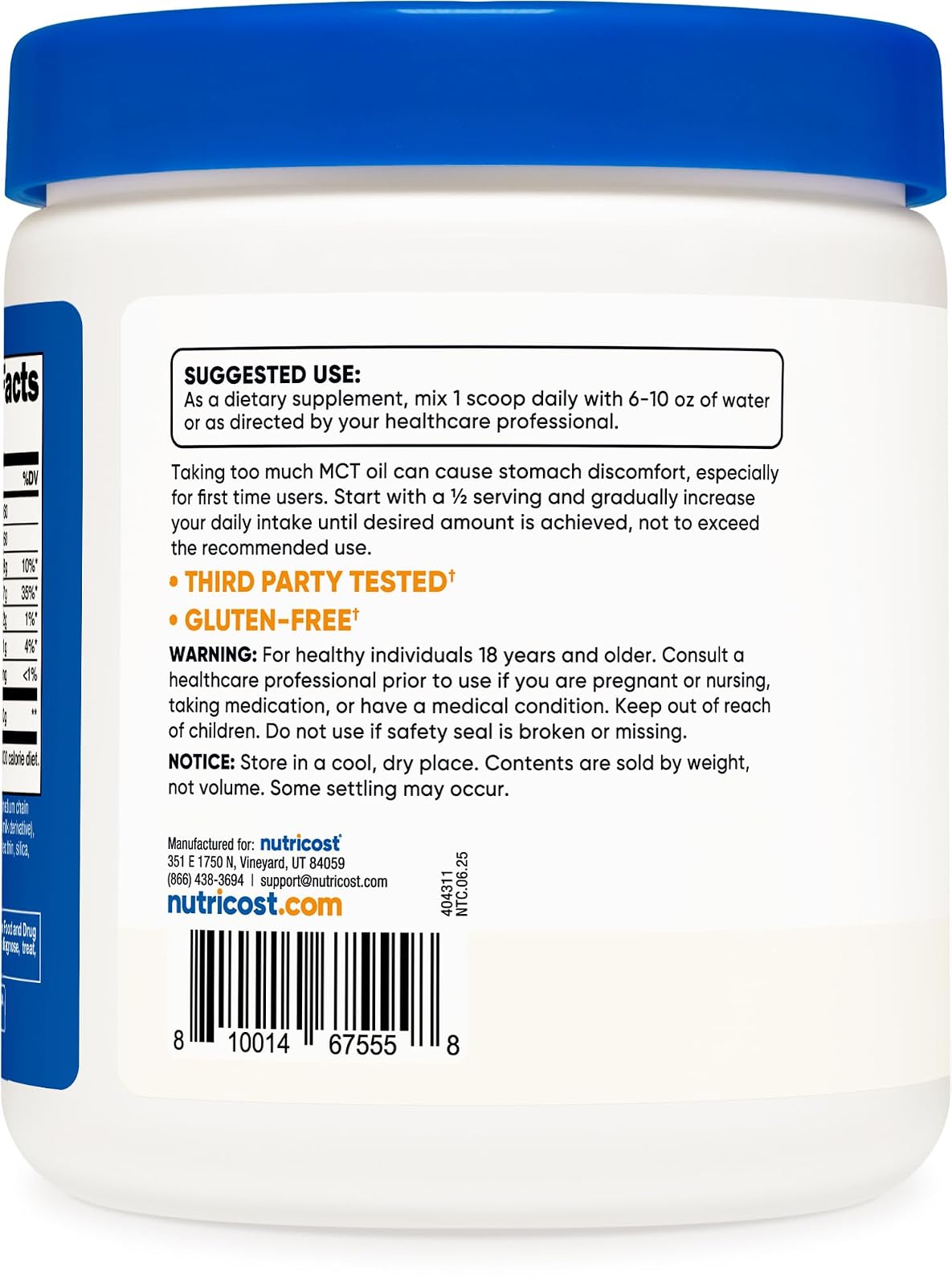 Versatile C8 MCT oil powder uses