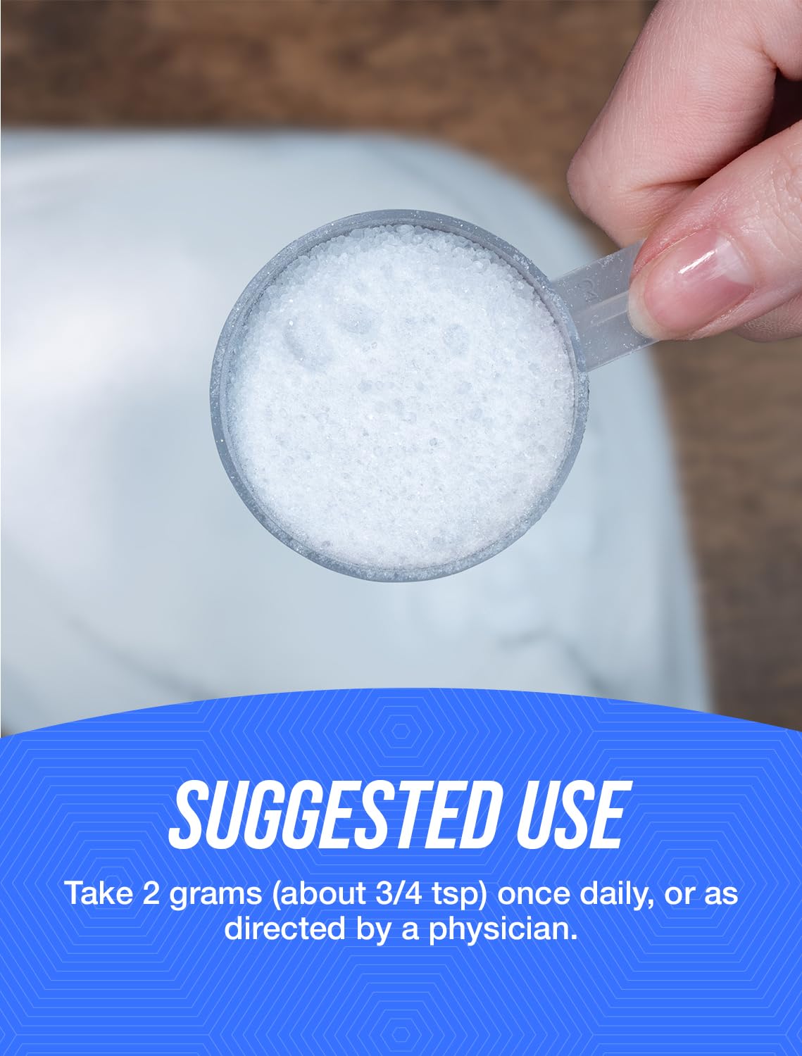 Versatile calcium powder for smoothies