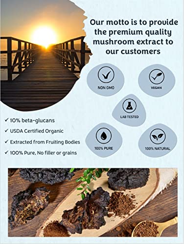 versatile chaga for smoothies and teas