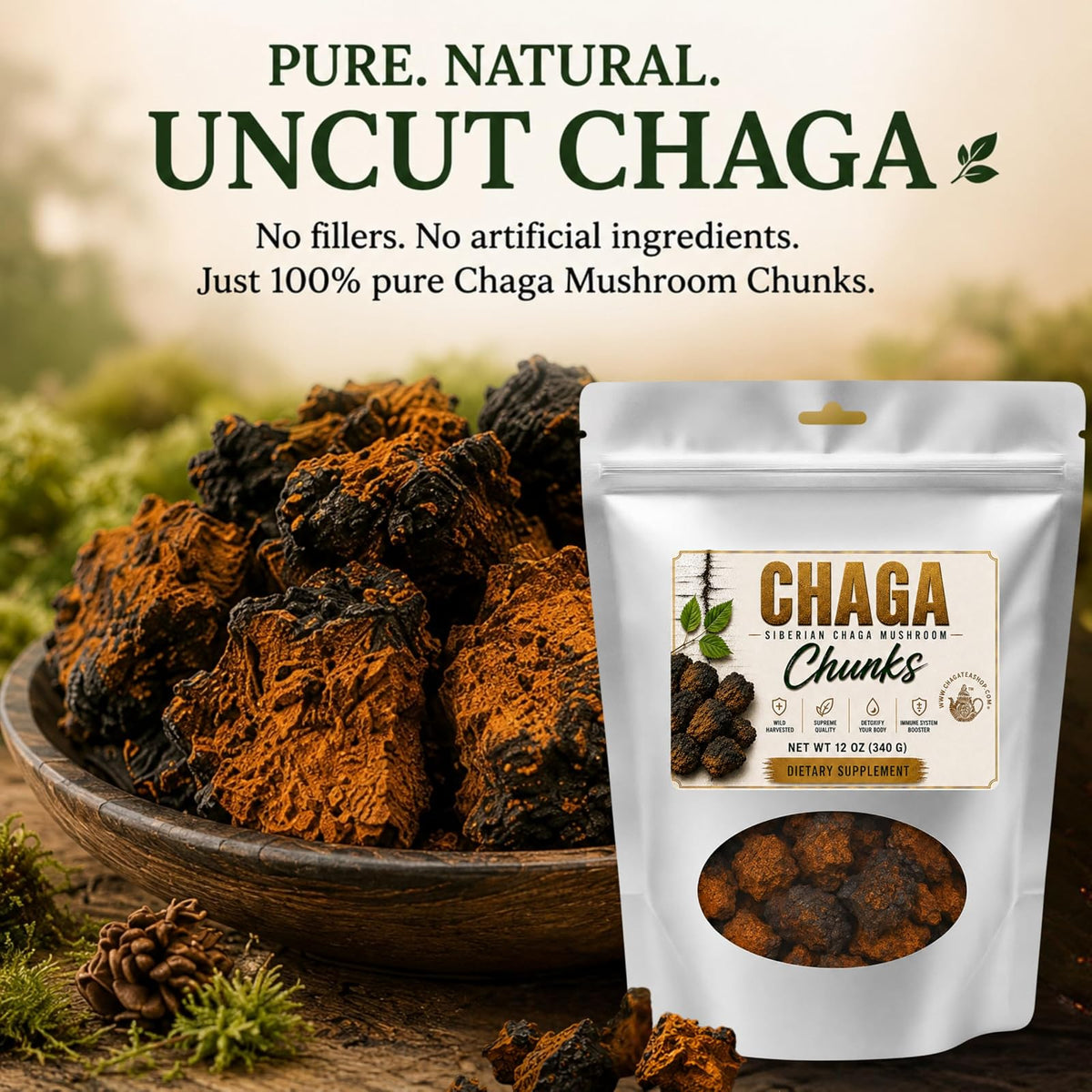 versatile chaga for smoothies