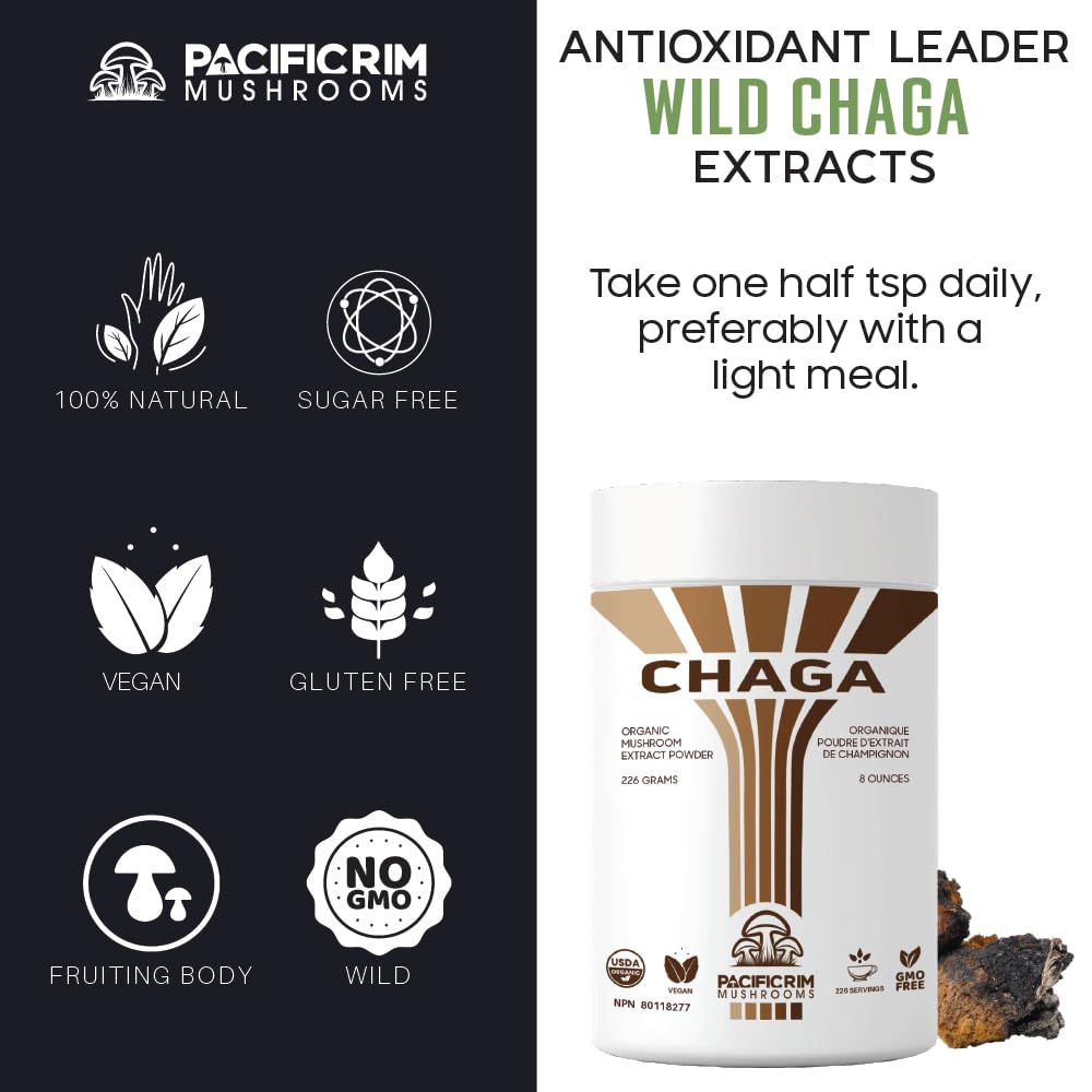 Versatile Chaga mushroom supplement