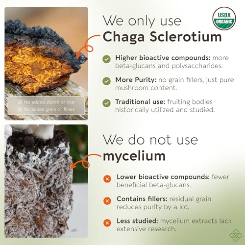 versatile chaga powder for baking