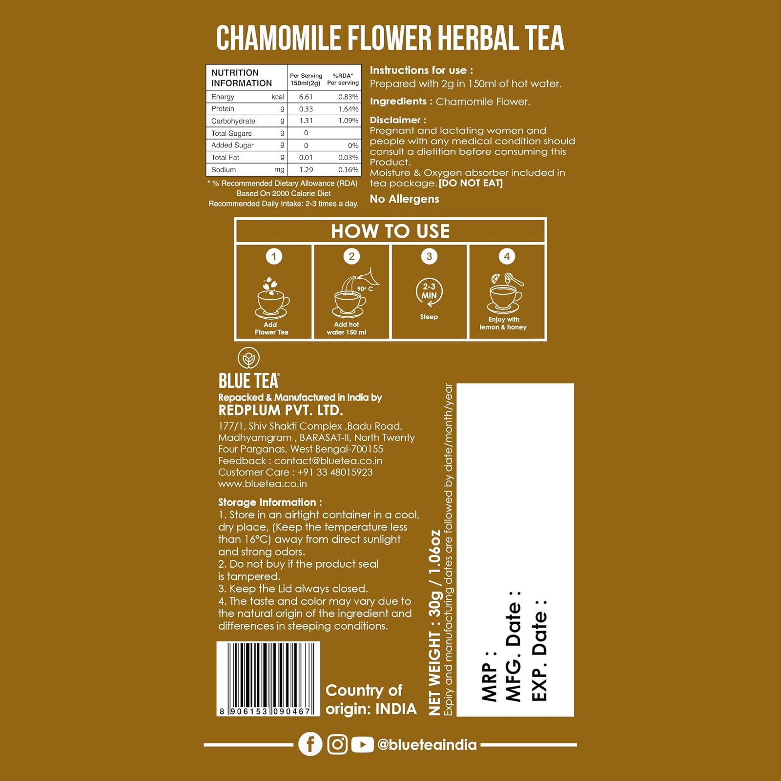 versatile chamomile tea for daily use