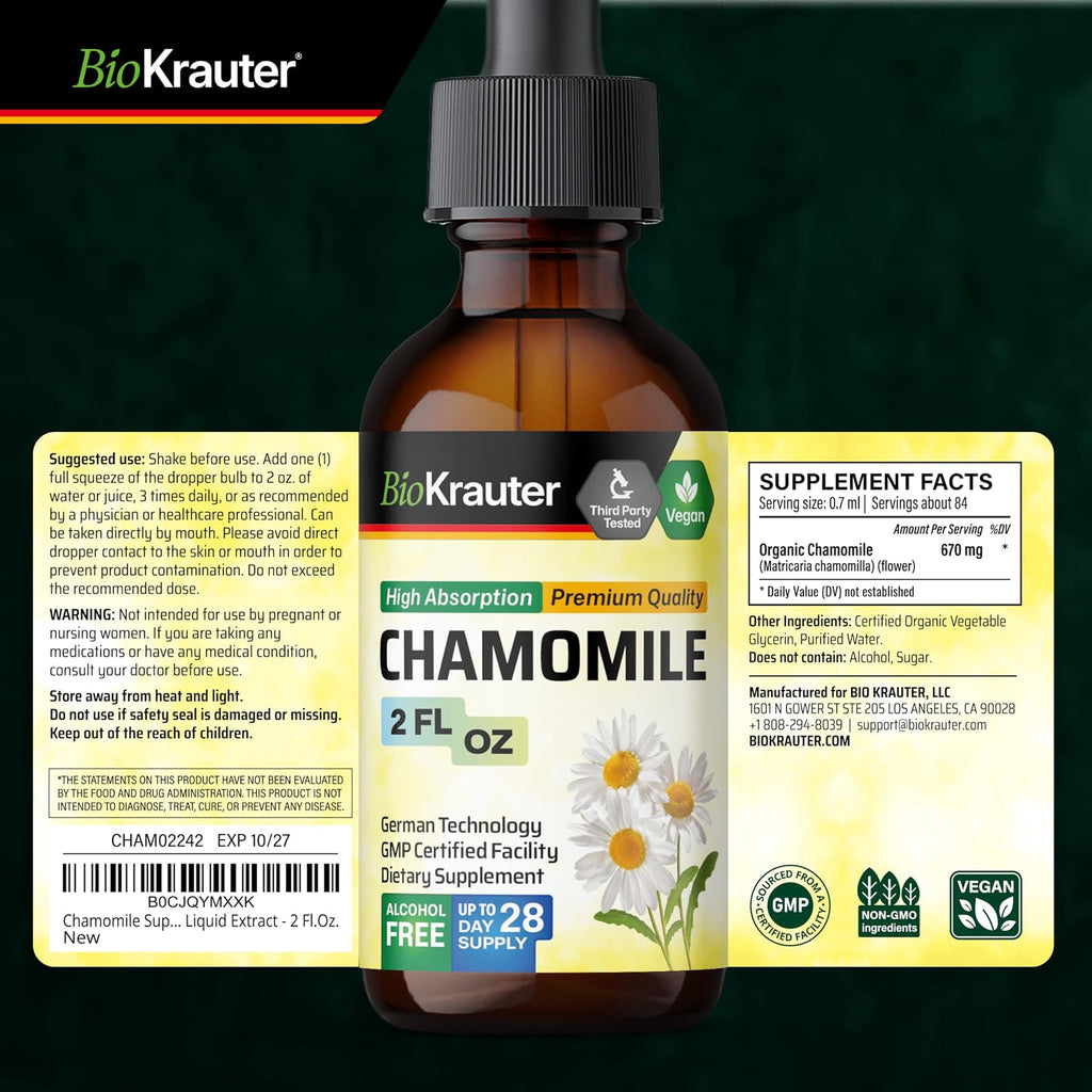 versatile chamomile tea supplement