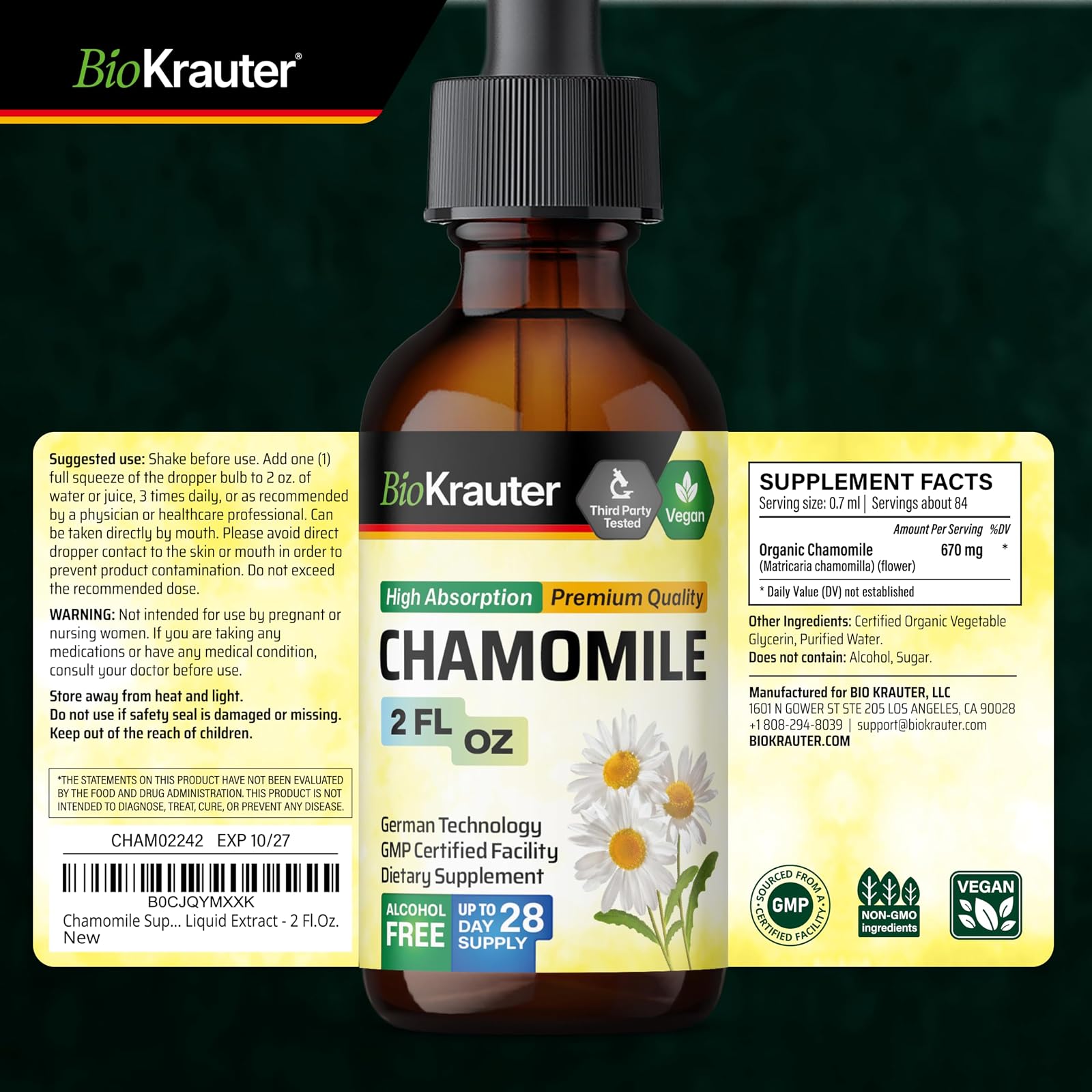 versatile chamomile tea supplement