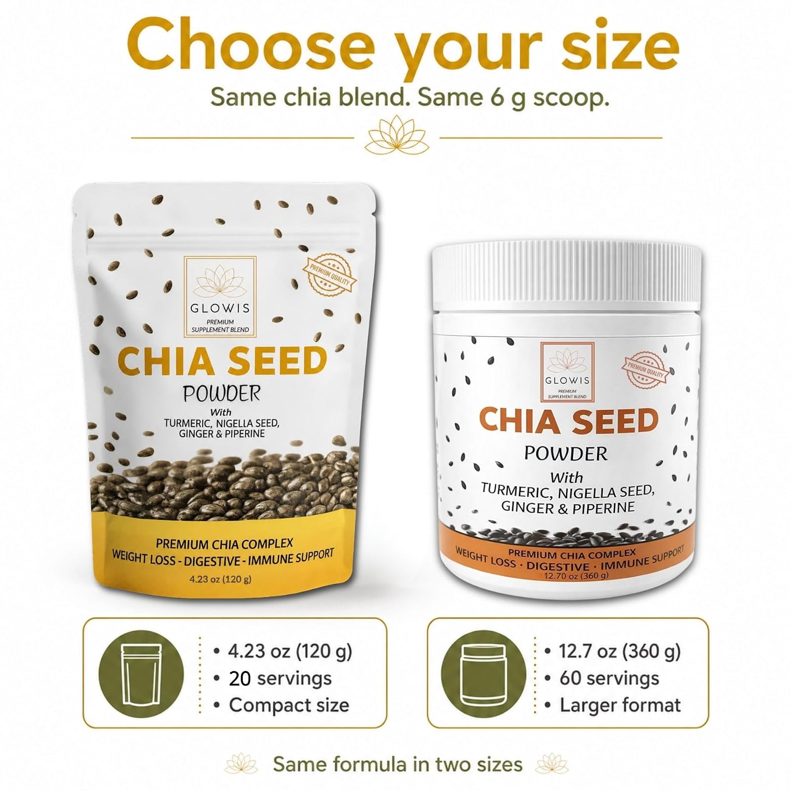 versatile chia seed powder supplement