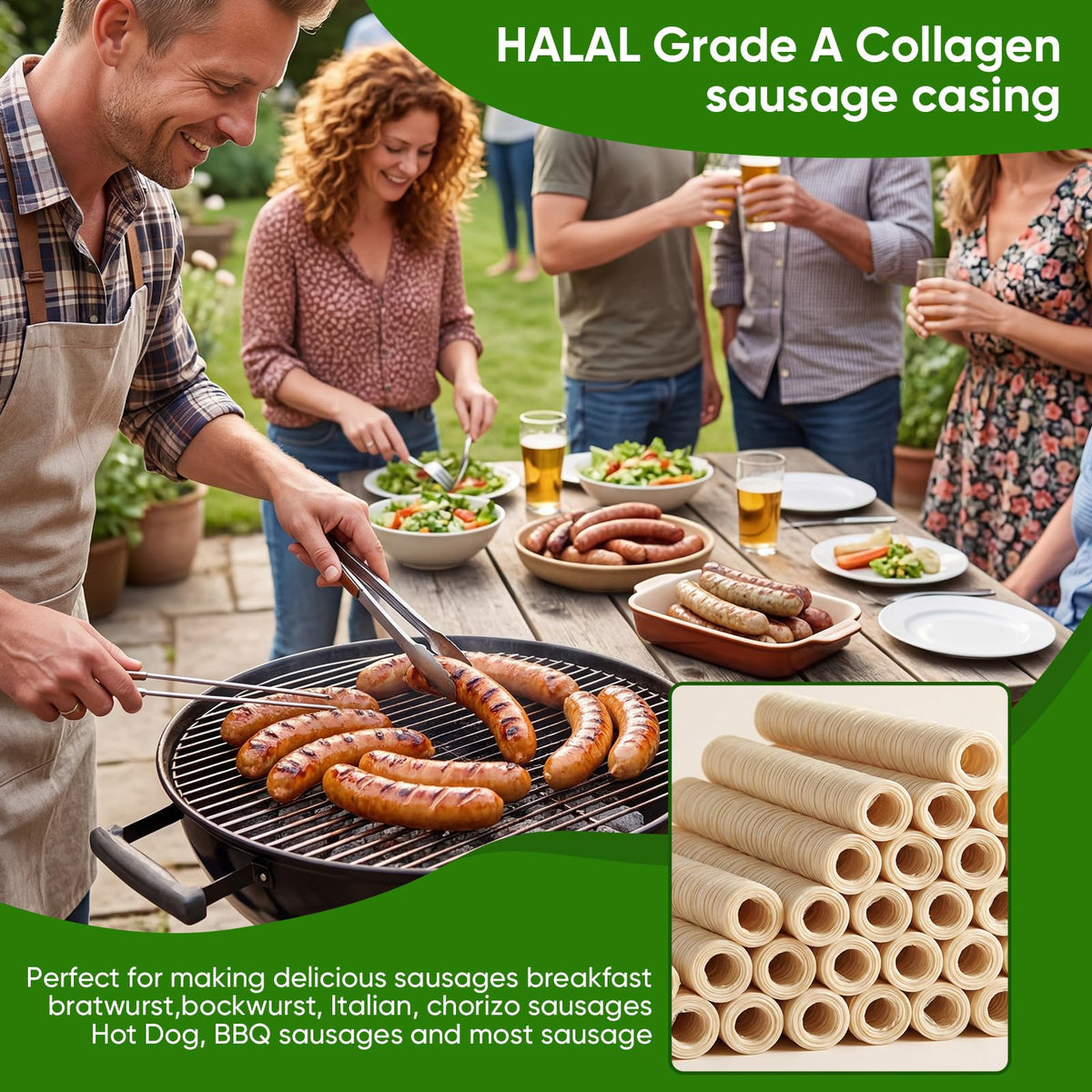 versatile collagen casings for culinary creations