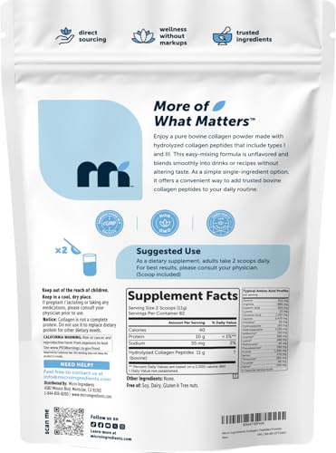 versatile collagen for smoothies and baking