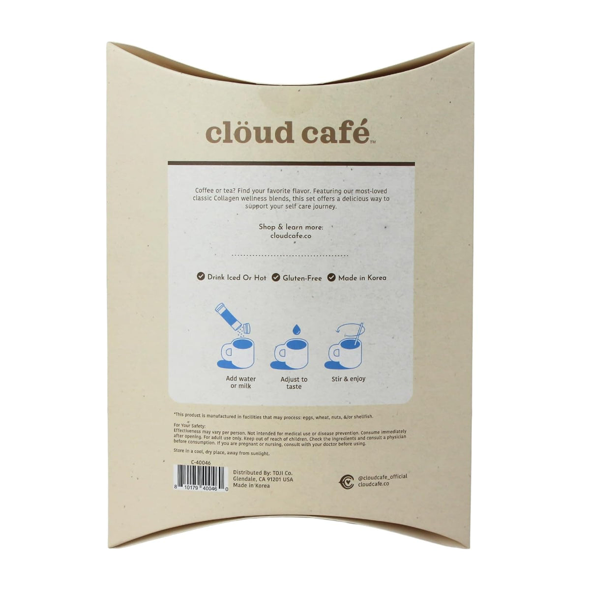 versatile collagen latte packets