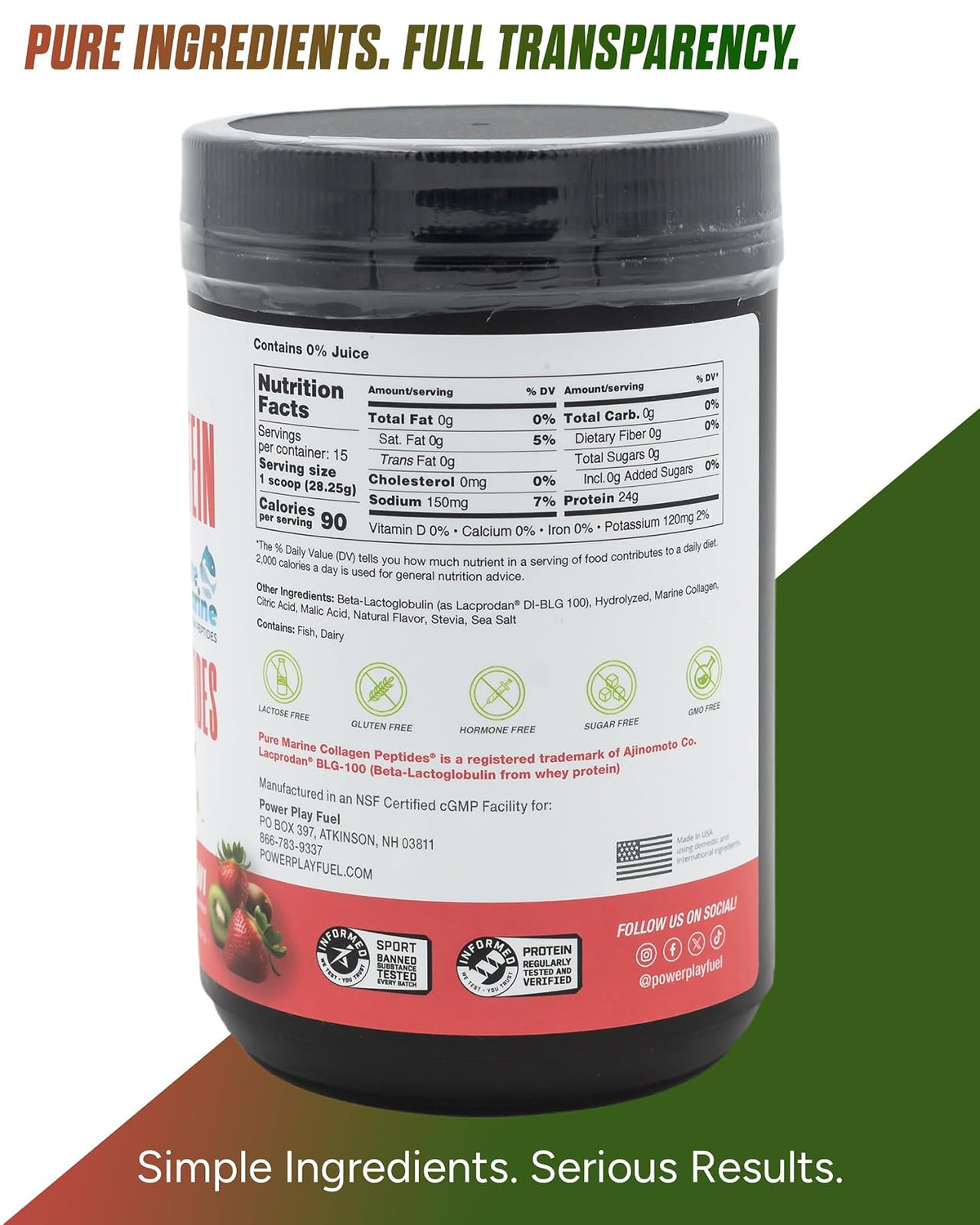 Versatile collagen powder for smoothies