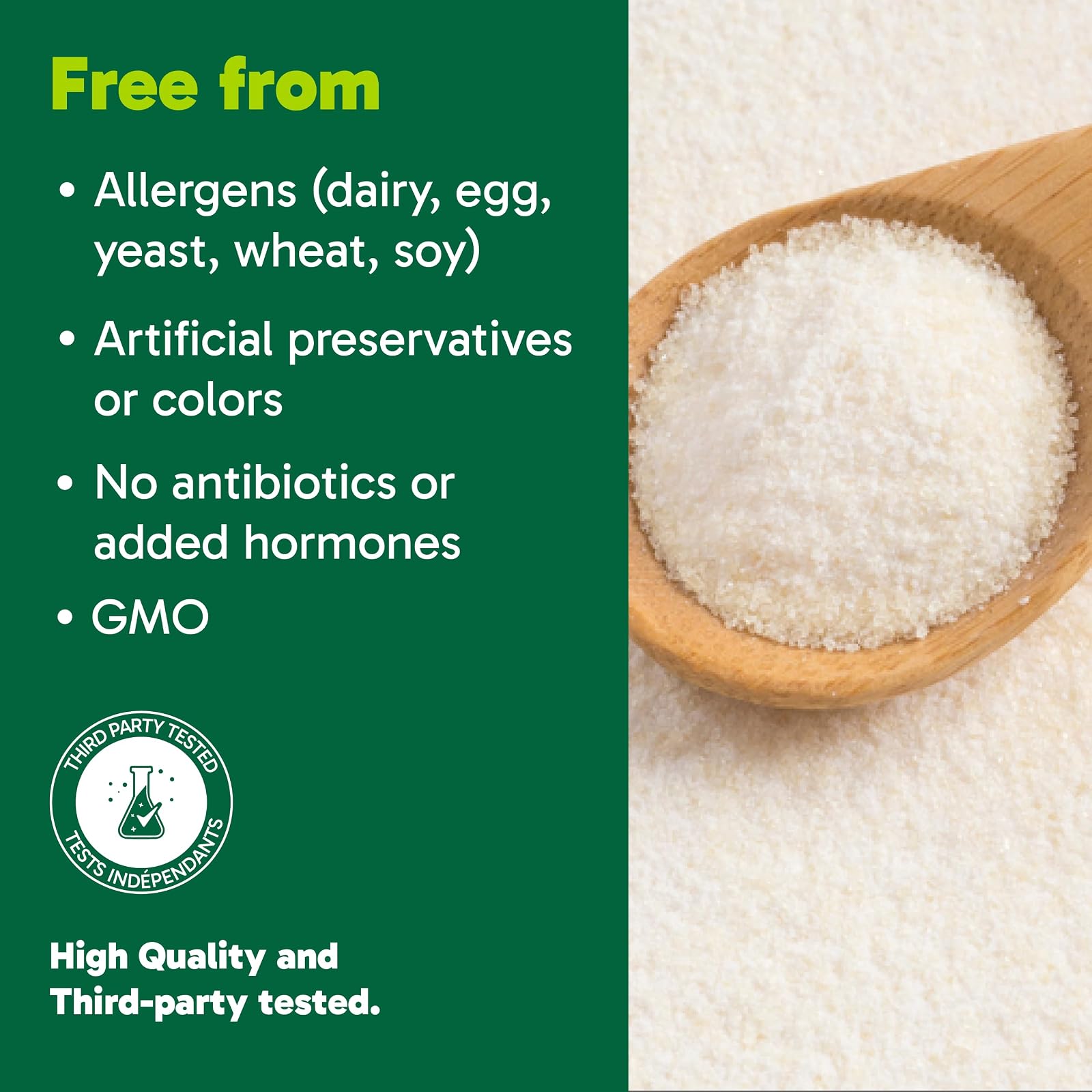 Versatile collagen powder for smoothies
