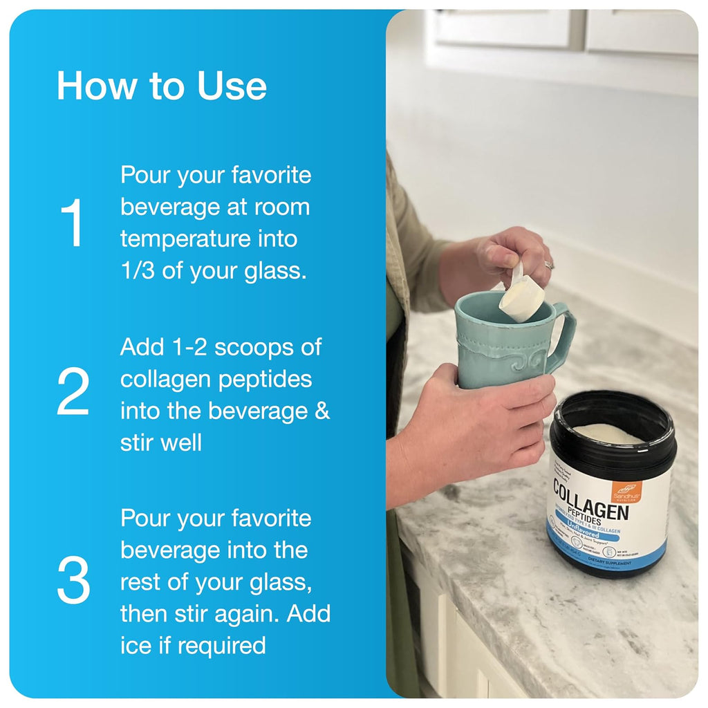 Versatile collagen powder for smoothies