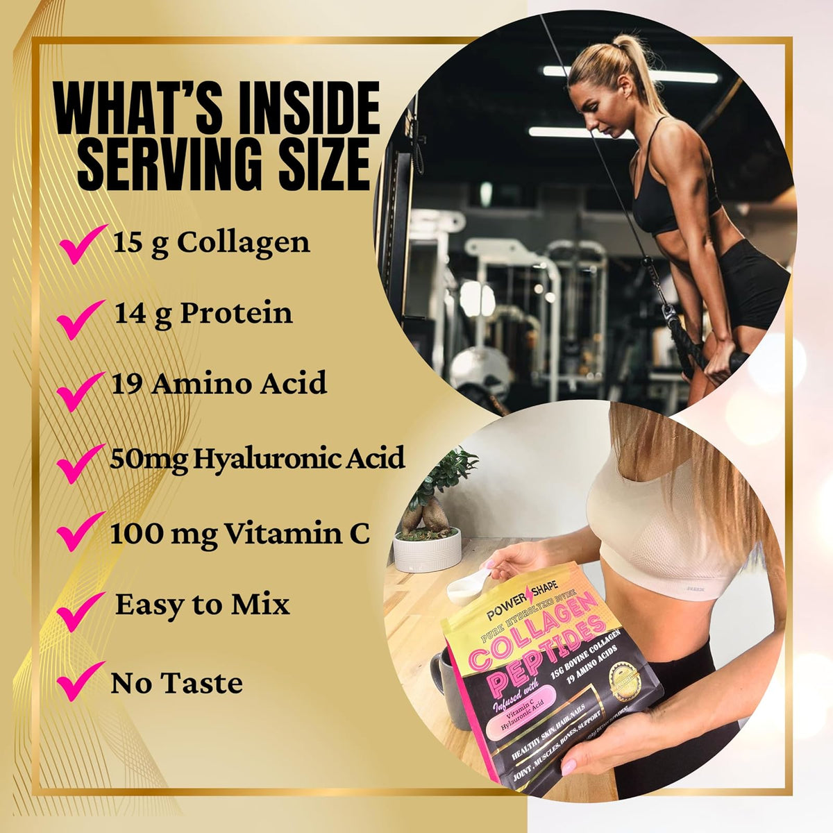 Versatile collagen powder for smoothies