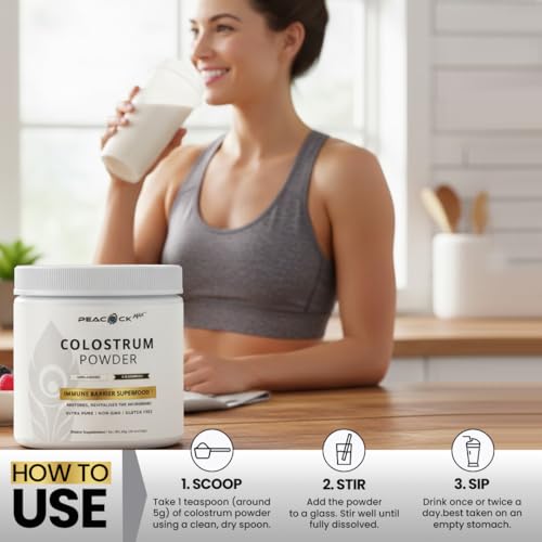Versatile colostrum powder for recipes