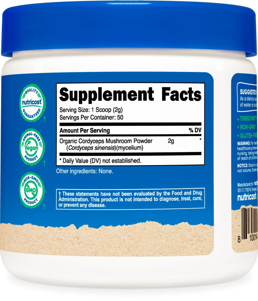 Versatile cordyceps for smoothies