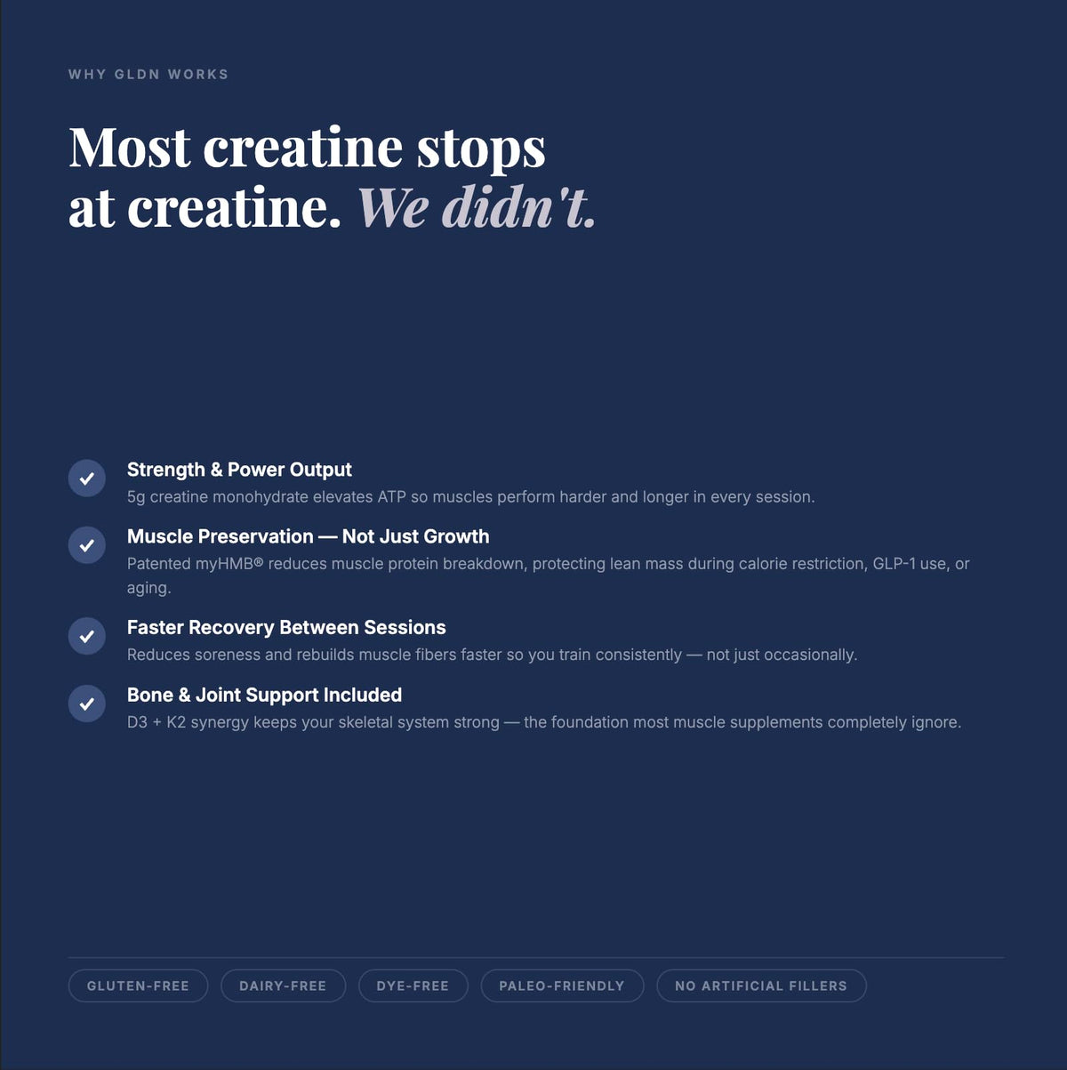 versatile creatine for daily use