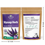 versatile dried hyssop for herbal infusions