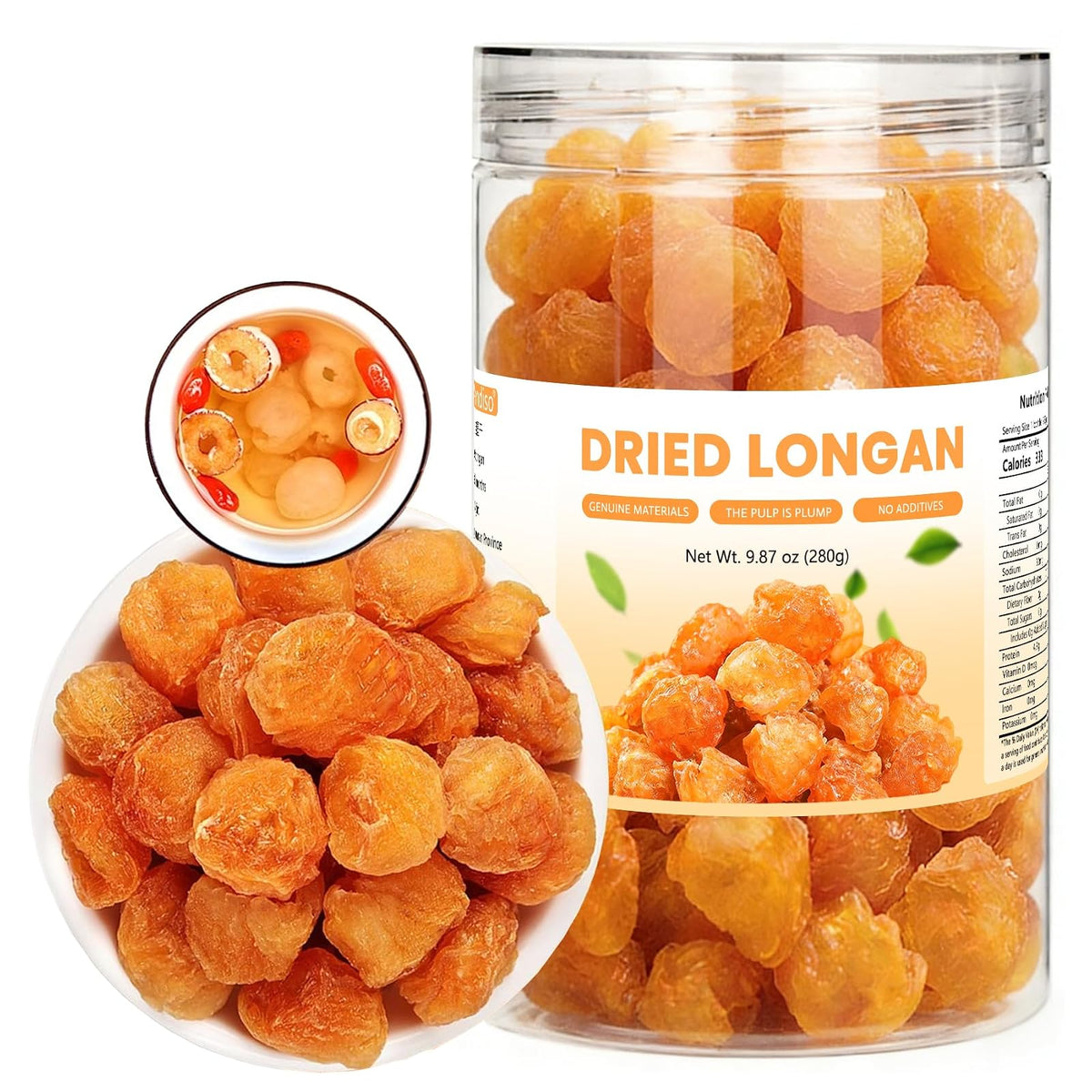 versatile dried longan for snacking