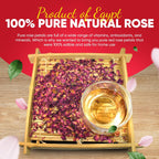 Versatile dried rose petals for tea recipes