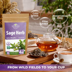 Versatile dried sage for cooking