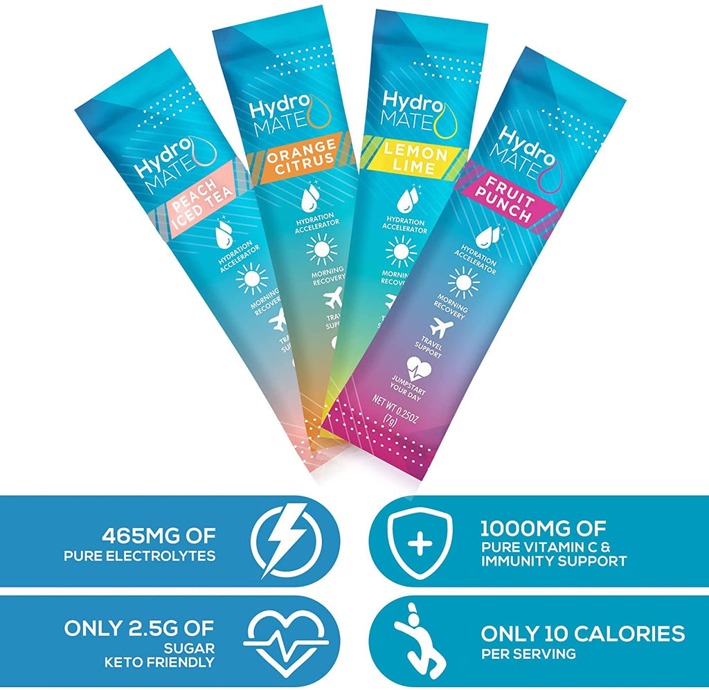 versatile electrolyte packets for sports