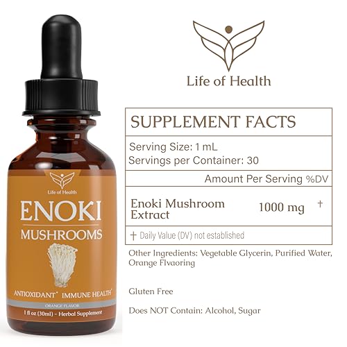 versatile enoki mushrooms for tinctures