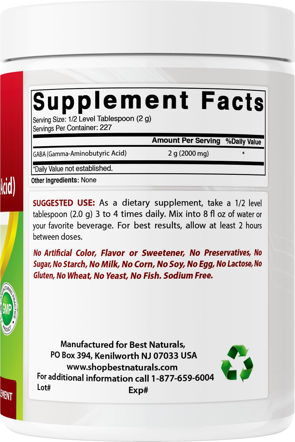versatile gaba powder for daily wellness