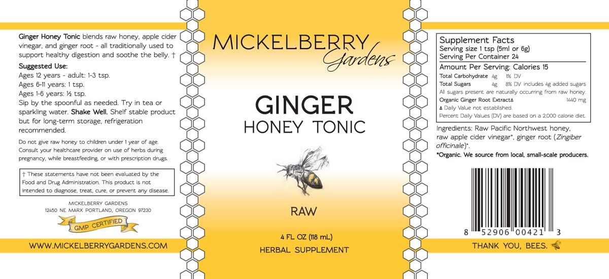 versatile ginger honey tonic