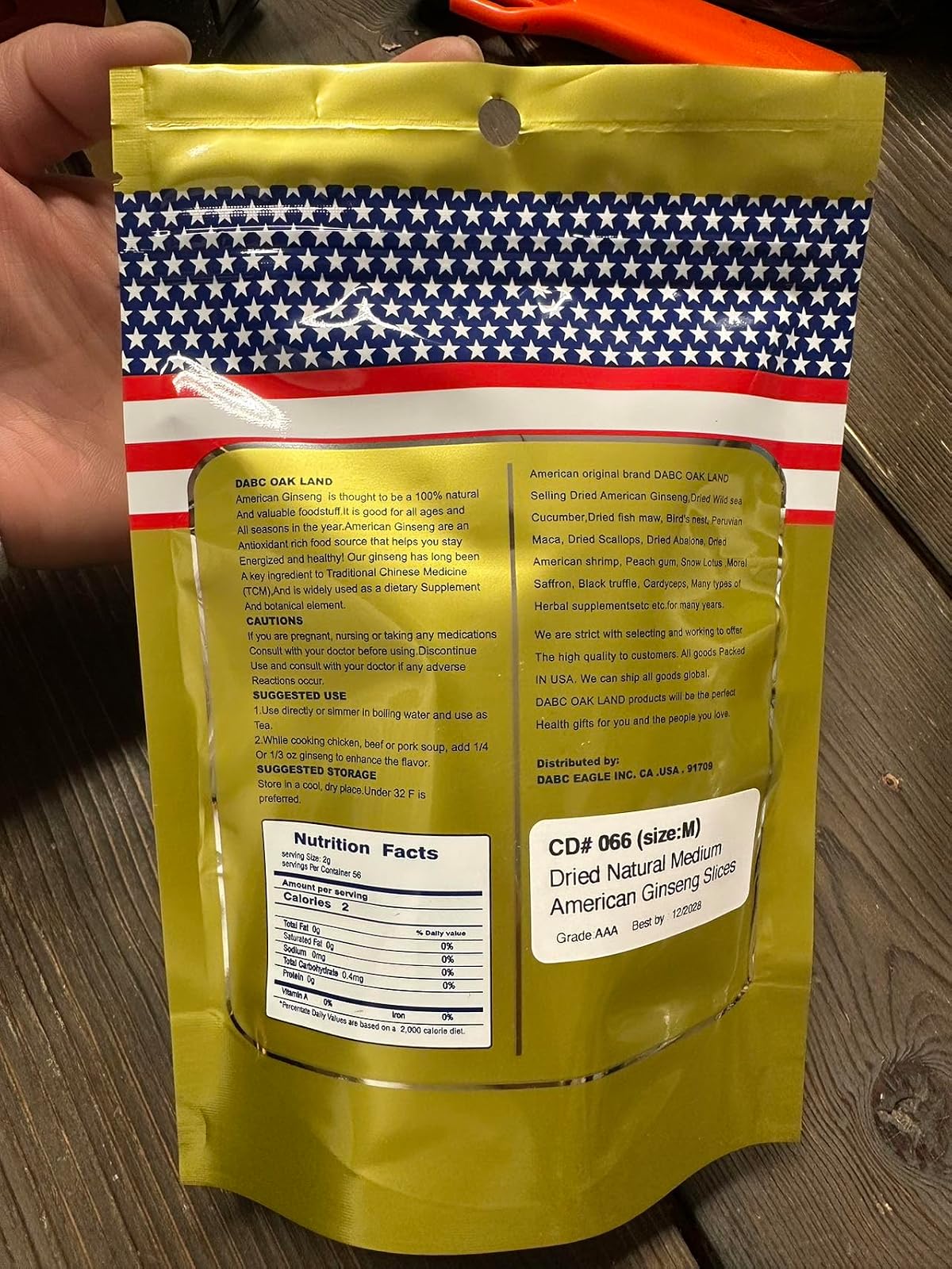 Versatile ginseng slices for cooking