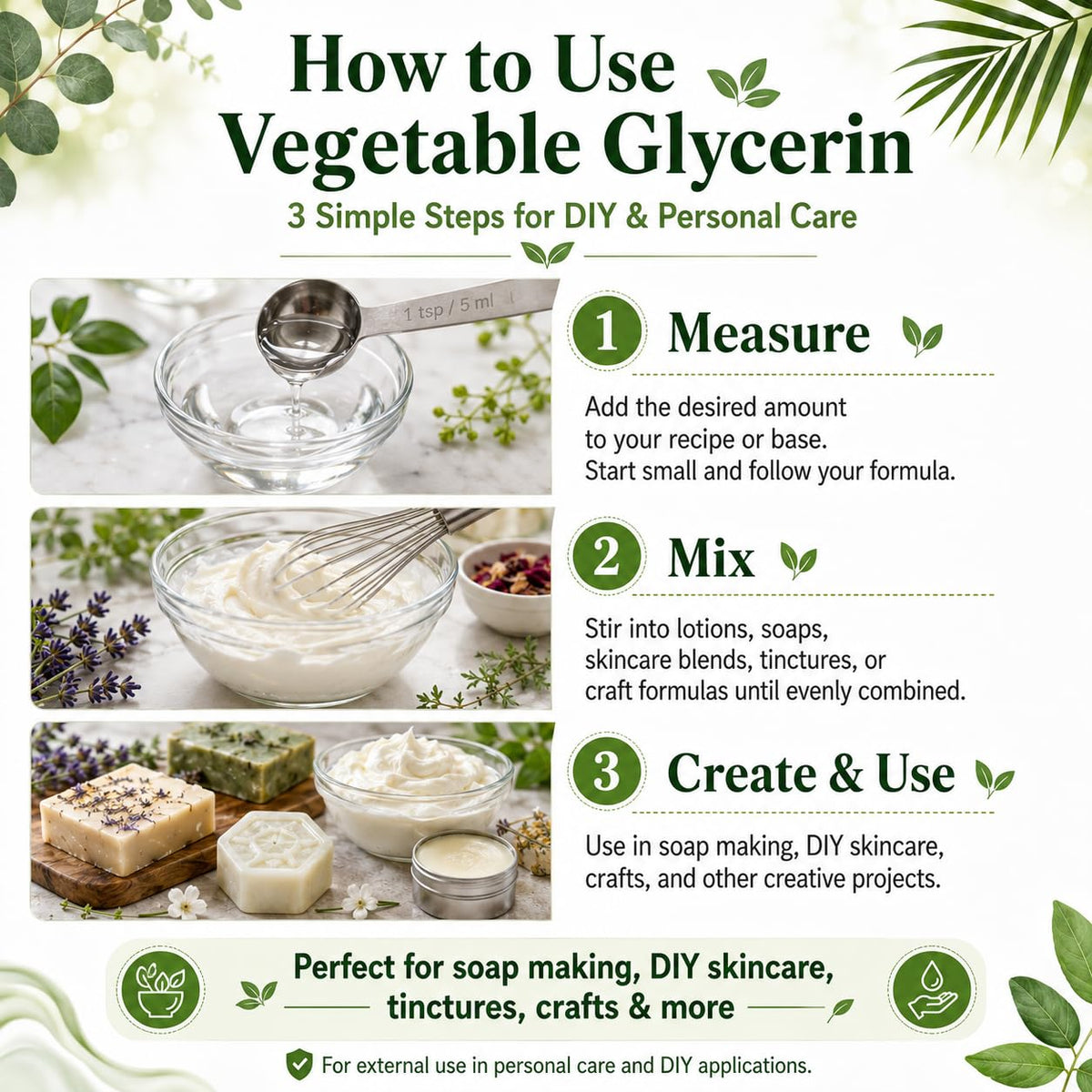 versatile glycerin for herbal tinctures