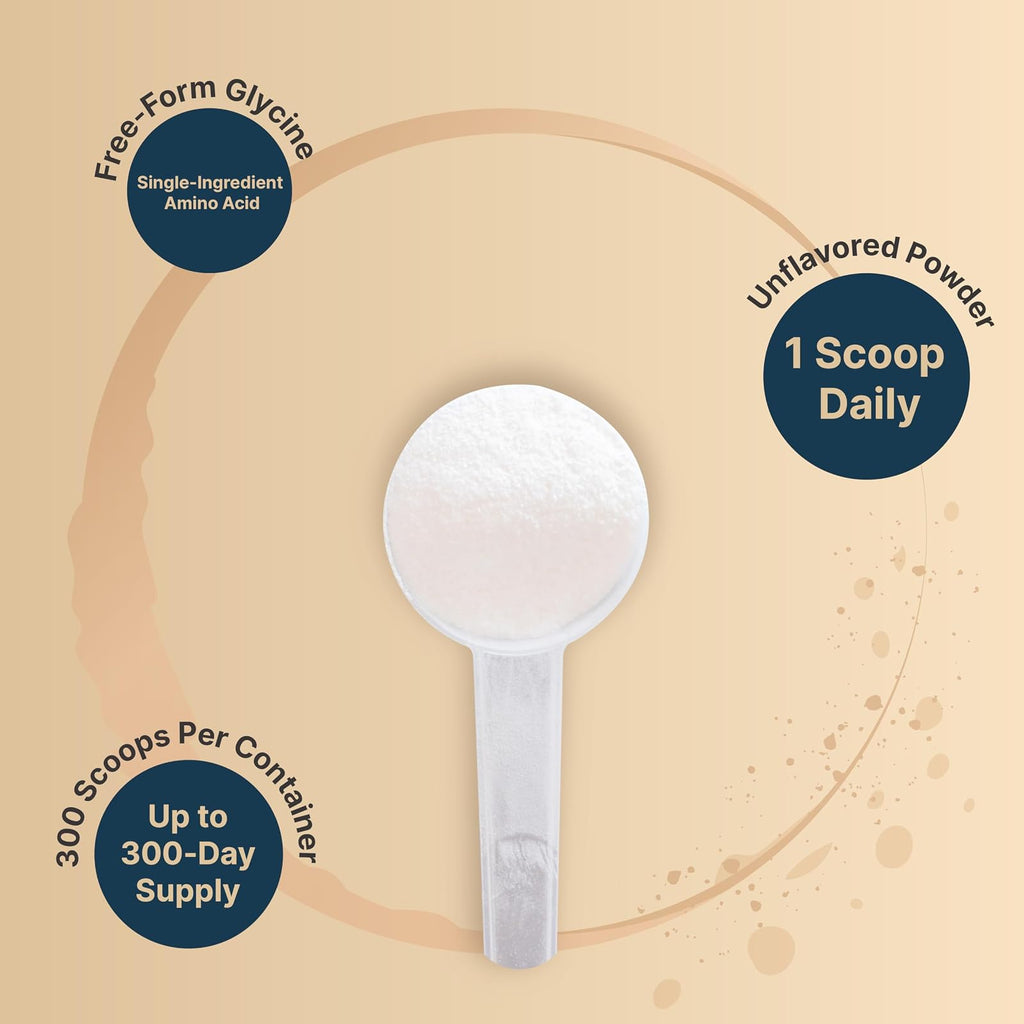 Versatile glycine powder for smoothies