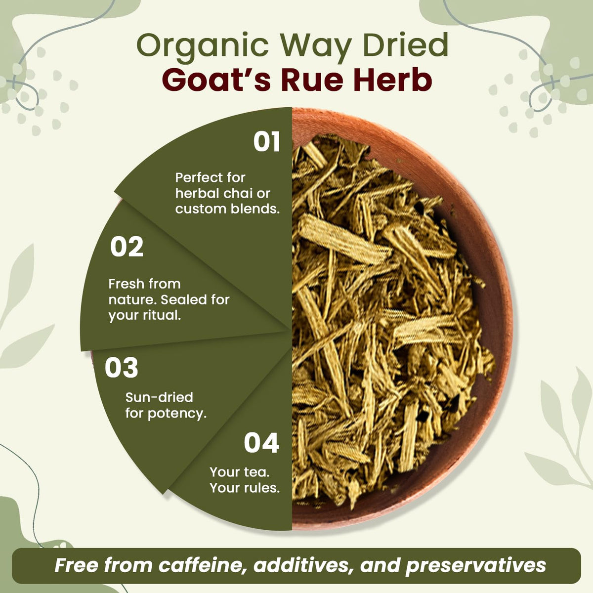 Versatile goat's rue for tea recipes
