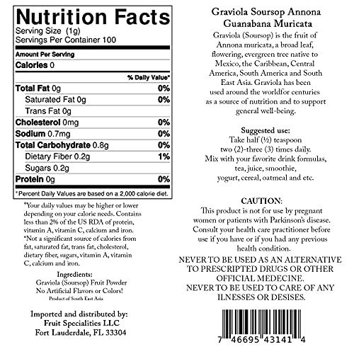 versatile graviola fruit powder uses