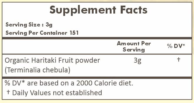 versatile haritaki powder for smoothies