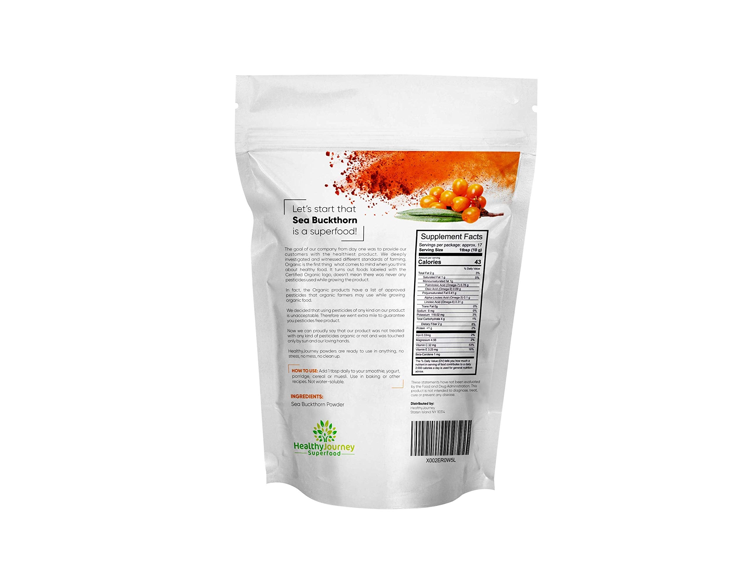 Versatile hawthorn powder for recipes